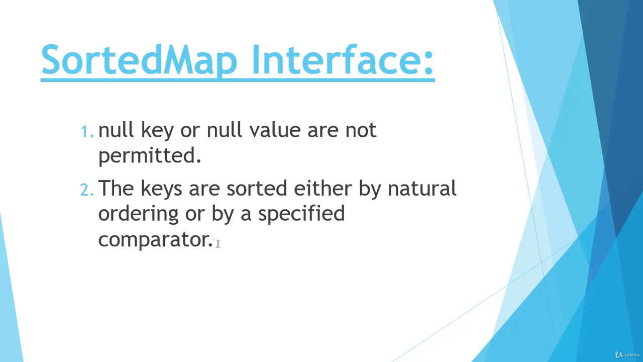 #96  SortedMap Interface