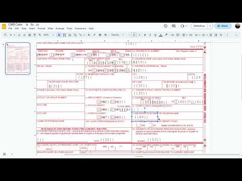 CMS 1500 form fix for Insurance Company name error