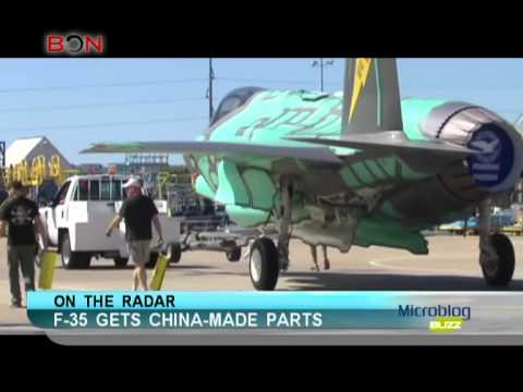 F-35 gets China-made parts -Microblog Buzz - January 10,2014 - BONTV China