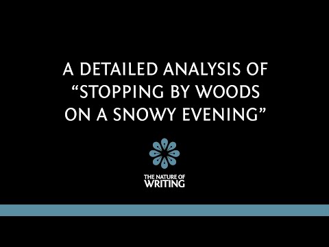 A Detailed Analysis of "Stopping by Woods on a Snowy Evening" by Robert Frost