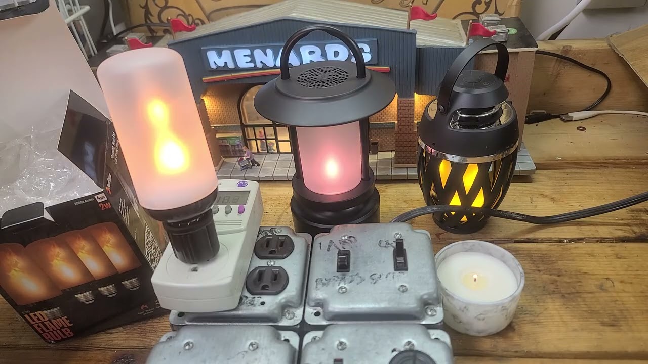 New LED Flame Bulbs 2025! FoxFlame Fox Flame + lantern and bluetooth speakaer!!