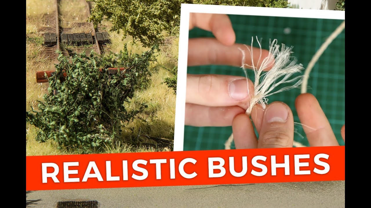 Modelling realistic bushes - model scenery tutorial #2