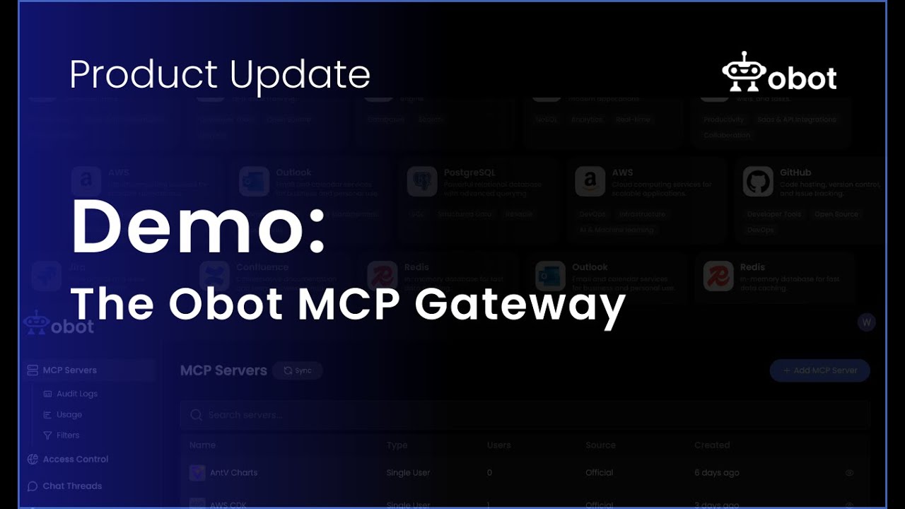 Obot MCP Gateway Demo