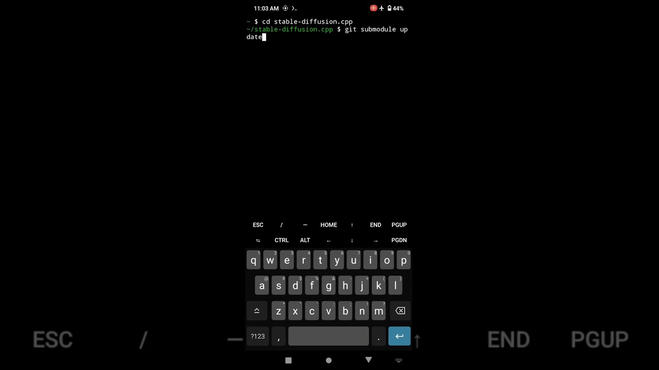 Termux: Build/Run Stable Diffusion cpp in Android: Stable Diffusion & Flux in pure C/C++ (Part 02)
