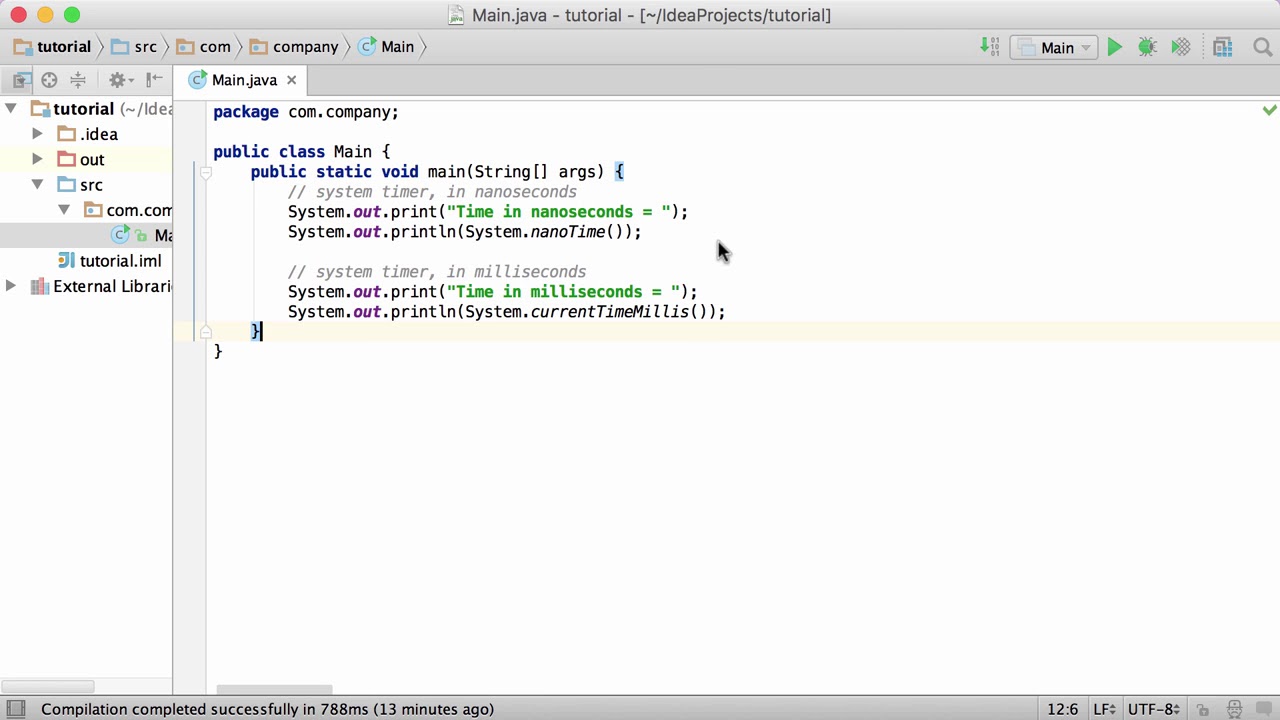 70.Java Tutorial - #70 - Java Nanotime & Milliseconds