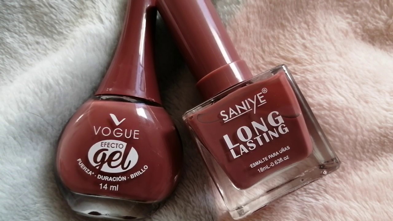 Vogue efecto gel Vs Saniye Long Lasting -