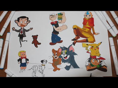 How to Draw Famous Cartoon Characters