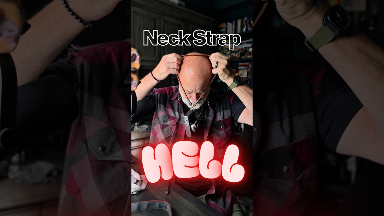 The Thinner the Strap… The Happier the Neck 😏 | Camera Strap Confessions