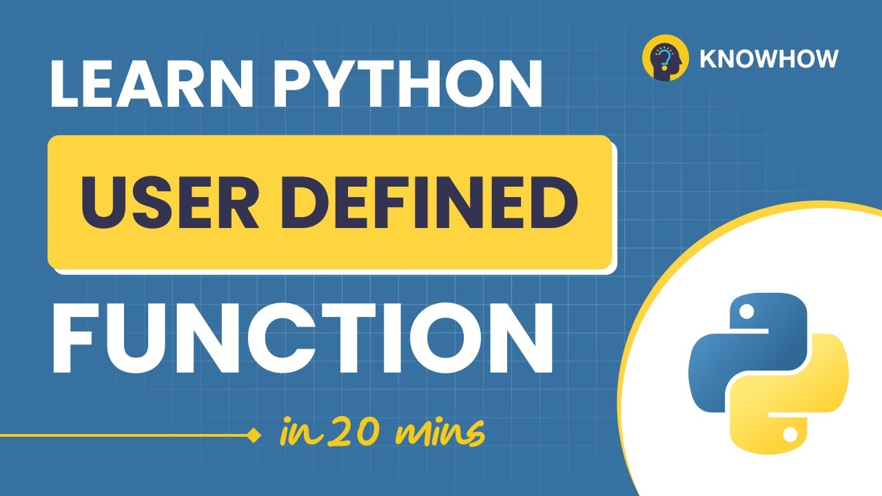 Python User Defined Functions with Practical Examples