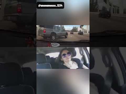Lady Performs Perfect PIT Maneuver on Reckless Driver