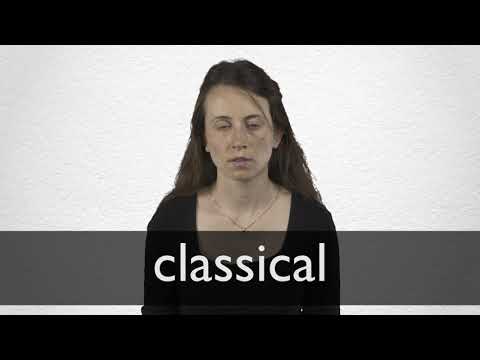 CLASSICAL definition in American English | Collins English Dictionary