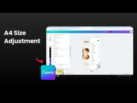 How to Change to A4 Size in Canva