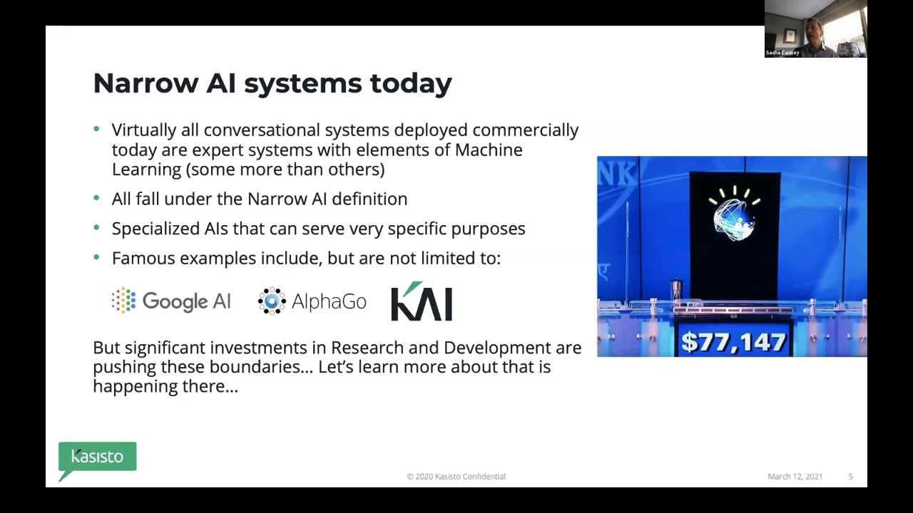 Keynote Speaker - Sasha Caskey from Kasisto at Conversational AI & Experience Summit