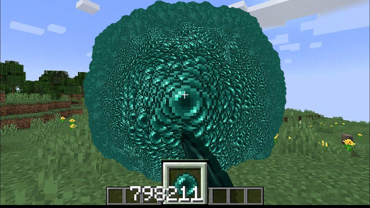 What if I throw 1 MILLION ender pearls? (Not clickbait)