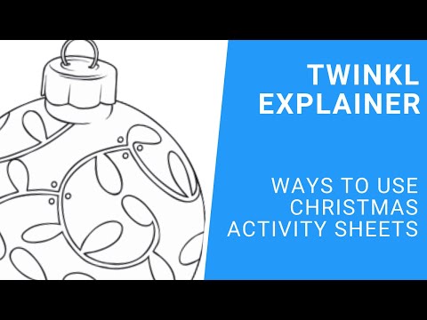 Christmas Activity Sheets