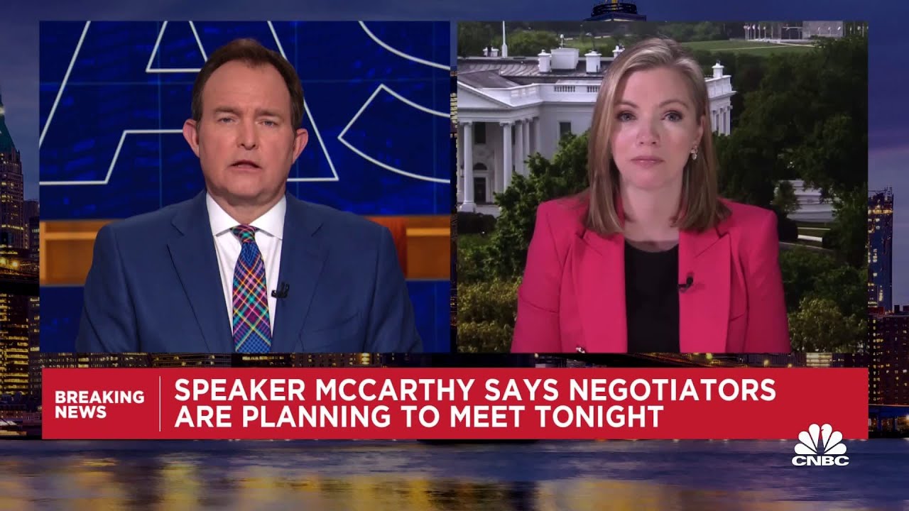 Debt ceiling talks resume after pause earlier today