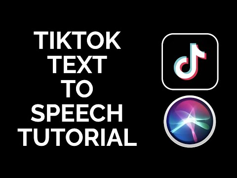 How to Use Text to Speech on TikTok (Siri Voice Tutorial)