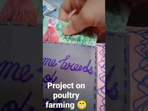 project on poultry farming class 9📚📙