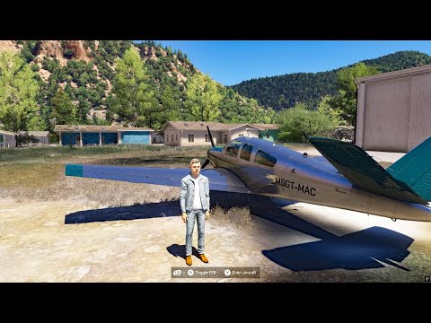 Beechcraft V-35B Bonanza. (KASE-KGWS) Aspen-Pitkin Co. to Glenwood Springs Airport, Colorado.