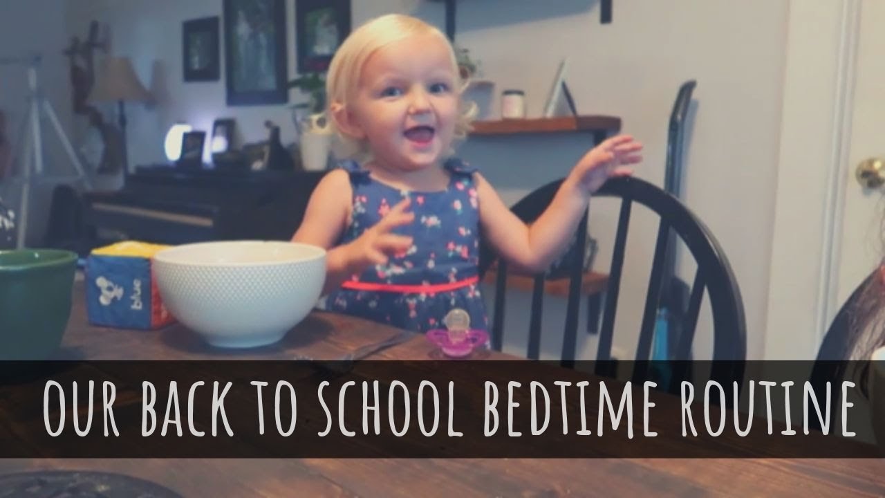OUR BACK TO SCHOOL BEDTIME ROUTINE || GIVEAWAY