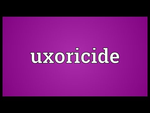 Uxoricide Meaning