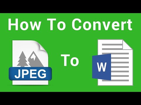 How can we convert image text to word Documents