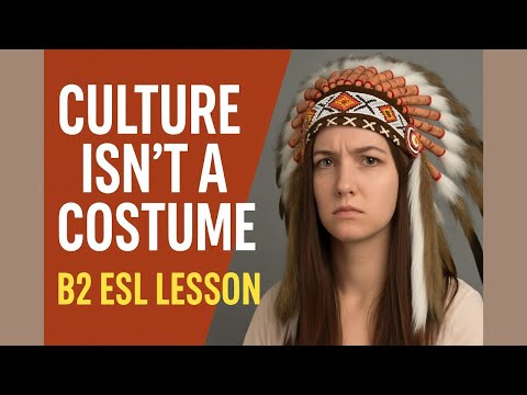 Culture Isn’t a Costume | B2 ESL Lesson on Cultural Appropriation
