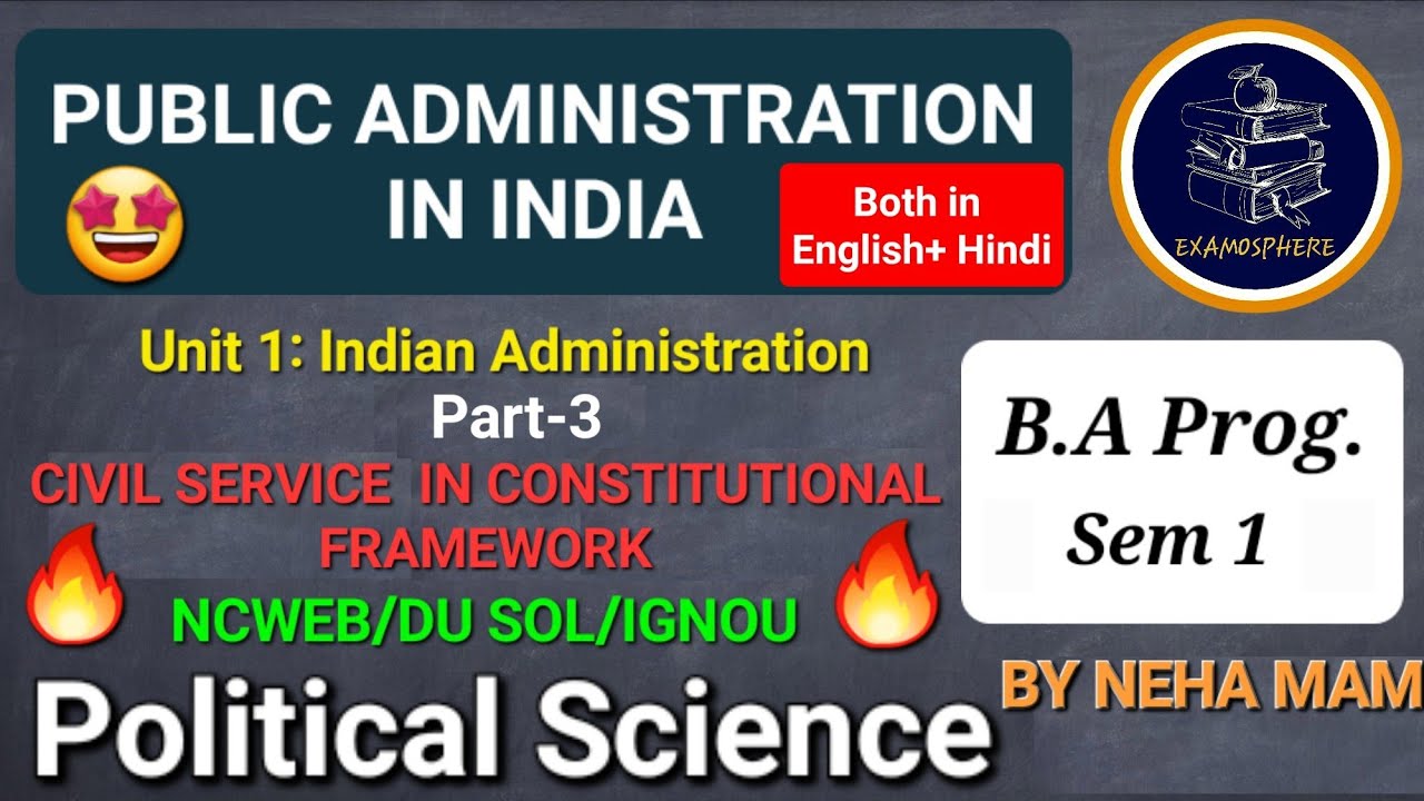 Understanding Civil Services in India's Constitutional Framework ...
