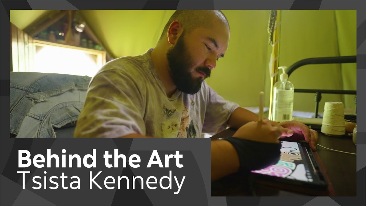 Behind The Art | Tsista Kennedy Shares His Anishinaabe Culture Through His Woodland Style Art