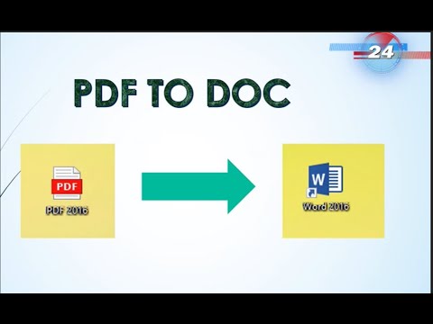 How a PDF File Convert into a Word Doc .#ework24/7