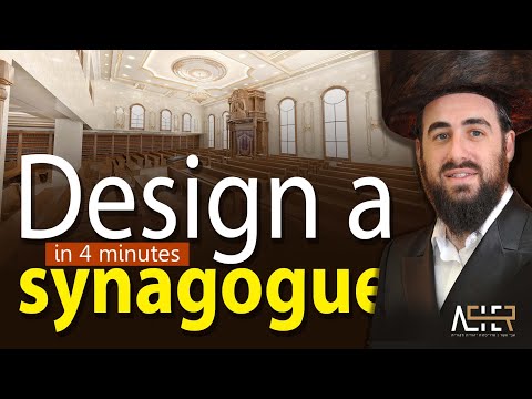 how to design a challenging and creative synagogue structure?!