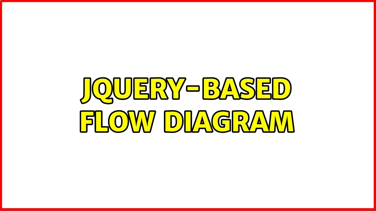 jQuery-based flow diagram