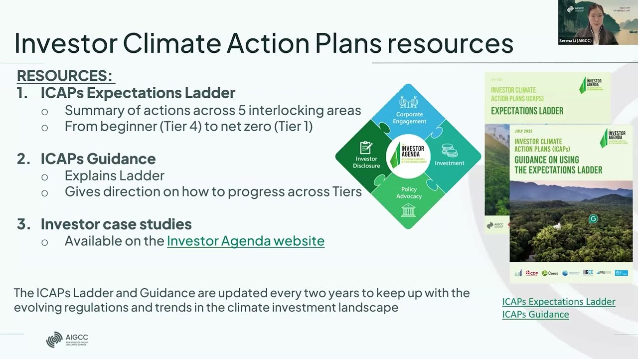 Developing a climate action transition plan for investors