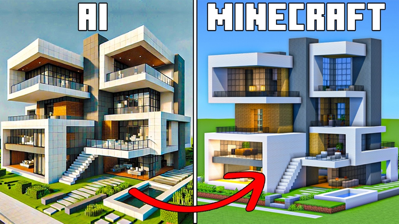 Designing a Modern Mansion with ChatGPT: A Minecraft Adventure | Galaxy.ai