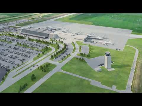 Hector International Airport Animation - Terminal Planning Study, Fargo ND