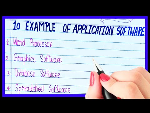 10 Example of application software/application software example/what is application software