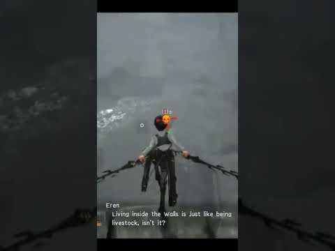 jumping off a building then transform - AOT 2