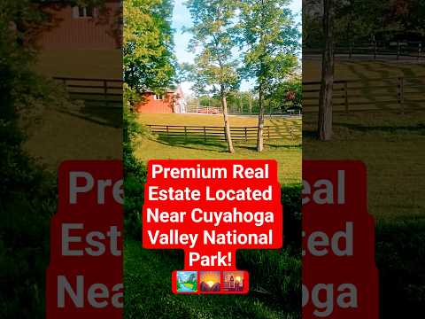 Premium Real Estate! A Large Barn & a Great House Near Cuyahoga Valley National Park! 🌄 #realestate