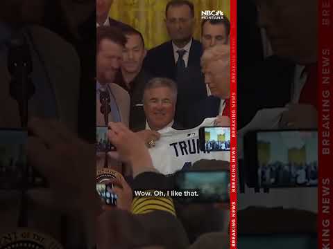 President Trump greeted the 2024 World Series Champions, the Los Angeles Dodgers, at the White House