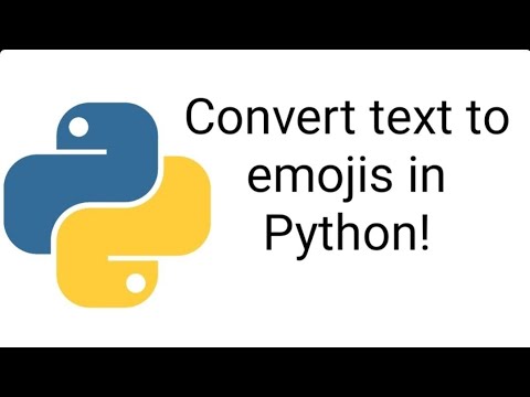 How to print emojis from text in Python | Python tutorial