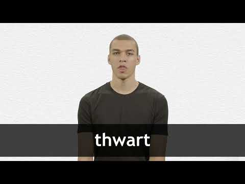 How to pronounce THWART in American English