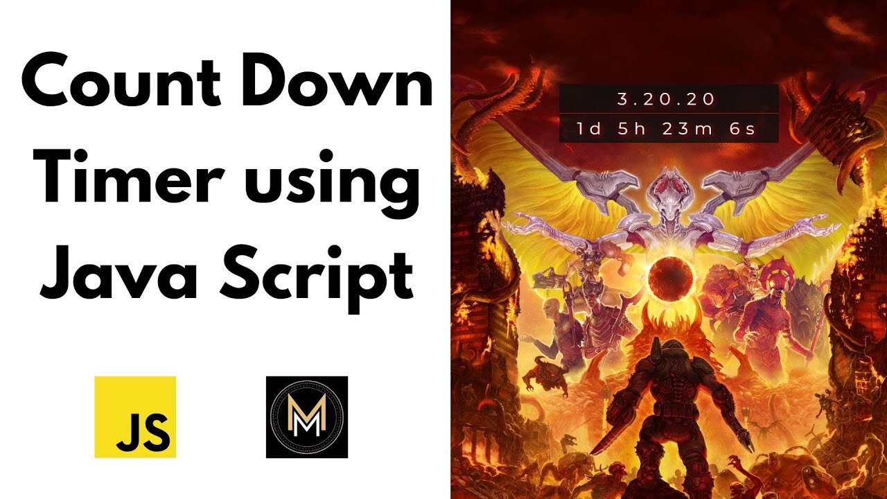 Doom Eternal How to Create a Count Down Timer using Java Script