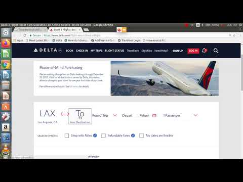 How to make Delta Airlines Reservations/ Flight Booking Steps