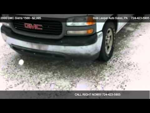 2000 GMC Sierra 1500 SL Reg. Cab Long Bed 2WD - for sale in Acme, PA 15610