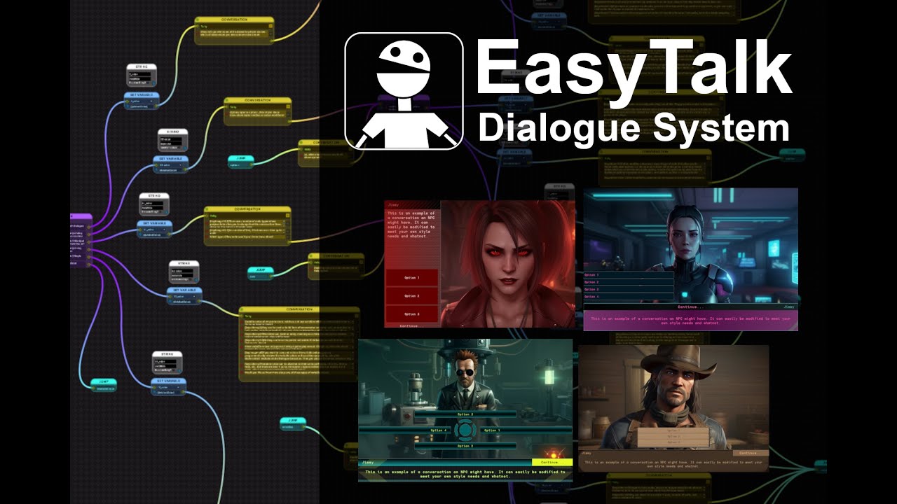 EasyTalk Dialogue System for Unity Games