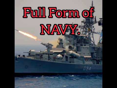 Full form of NAVY #ytshorts