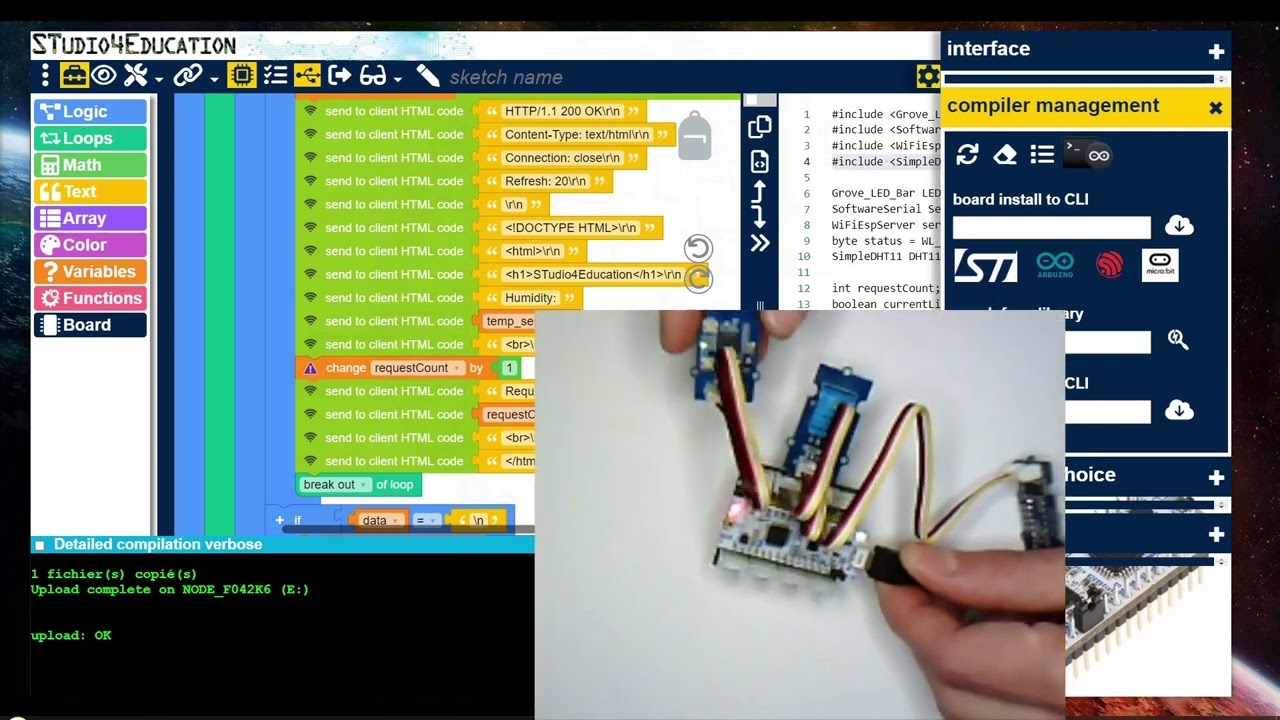 Studio4Education   Graphical Programming for IoT