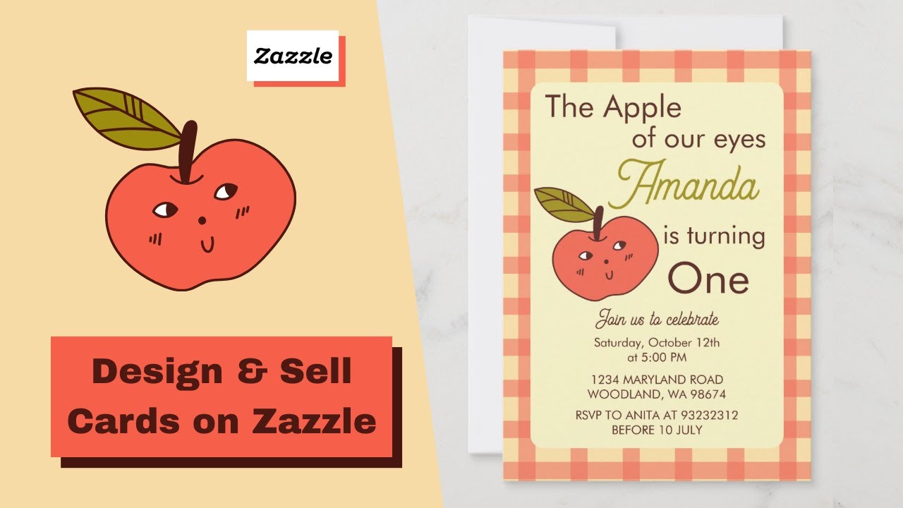 Make and Sell Custom Invitation Cards on Zazzle | Beginner Tutorial