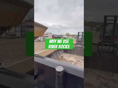 Why We Use River Rocks! #landscaping #hardscaping #contractor #riverrocks