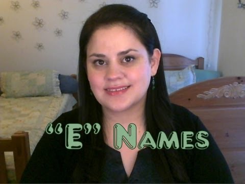 "E" Baby Names